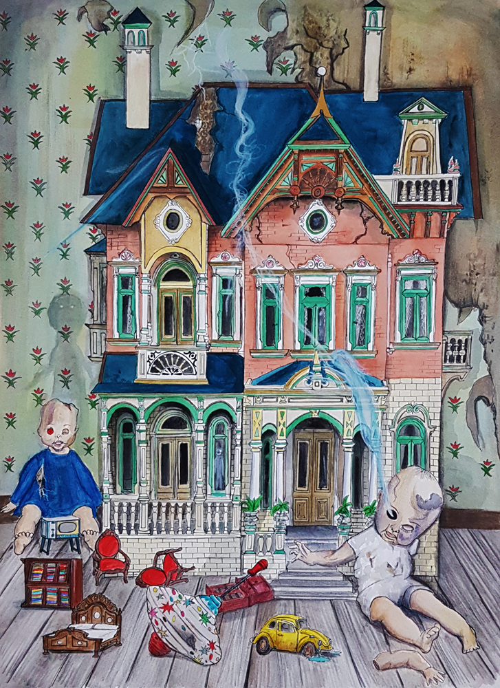 Dollhouse Ghosts - Art Lovers Australia
