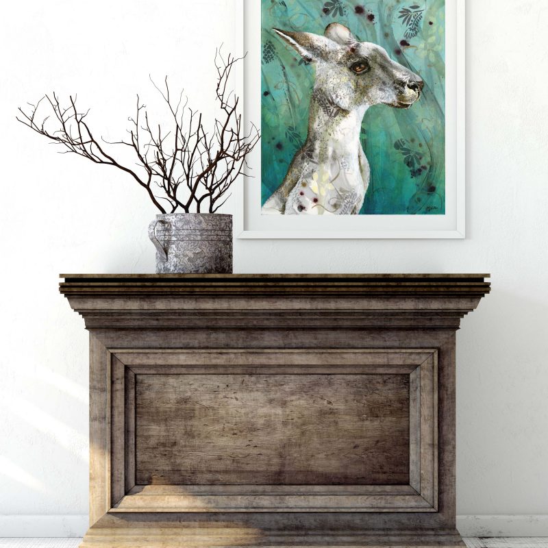 Skippy Roo Kangaroo - Ltd Ed print - Art Lovers Australia