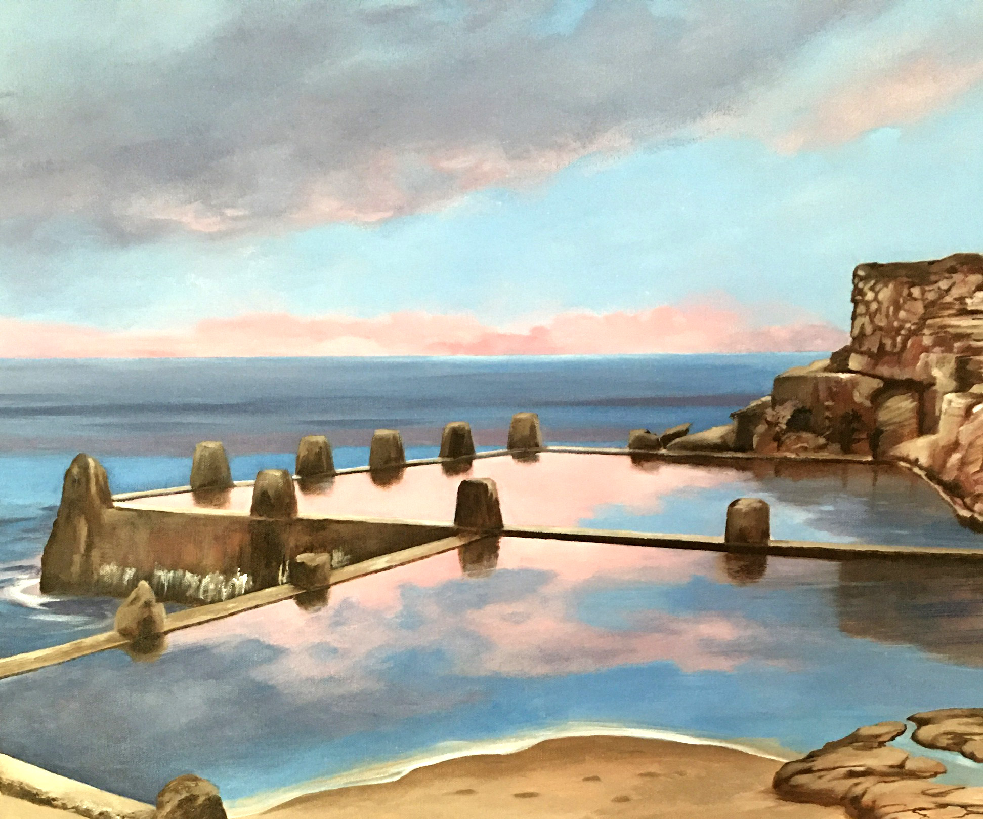 Coogee Rock Pool - Art Lovers Australia