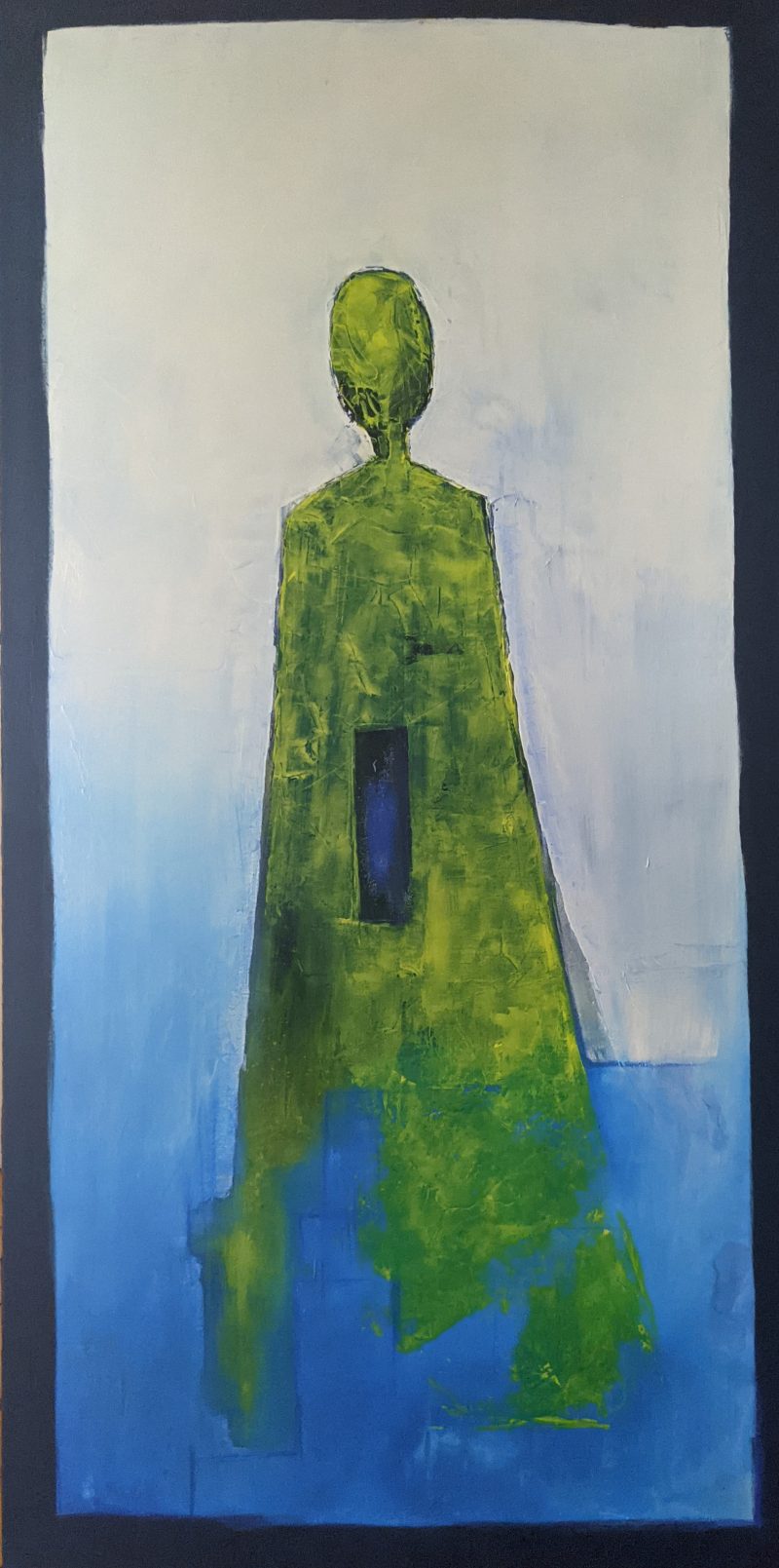 Blue Figure With Fractured Olecranon - Art Lovers Australia