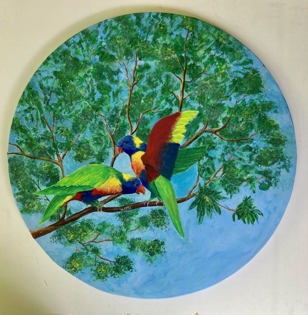 Rainbow Lorikeets - Art Lovers Australia