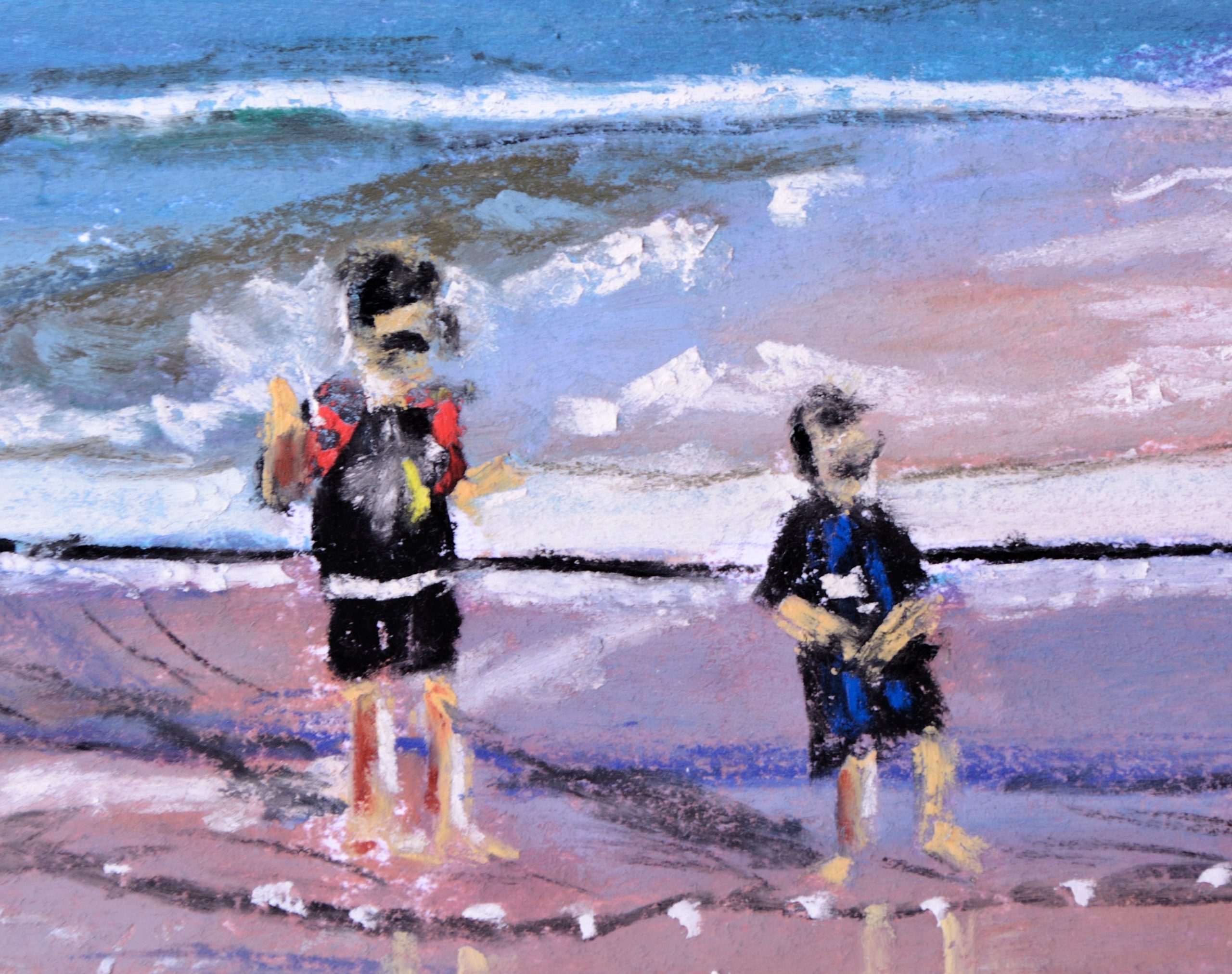 Kites at the beach 2 - Art Lovers Australia