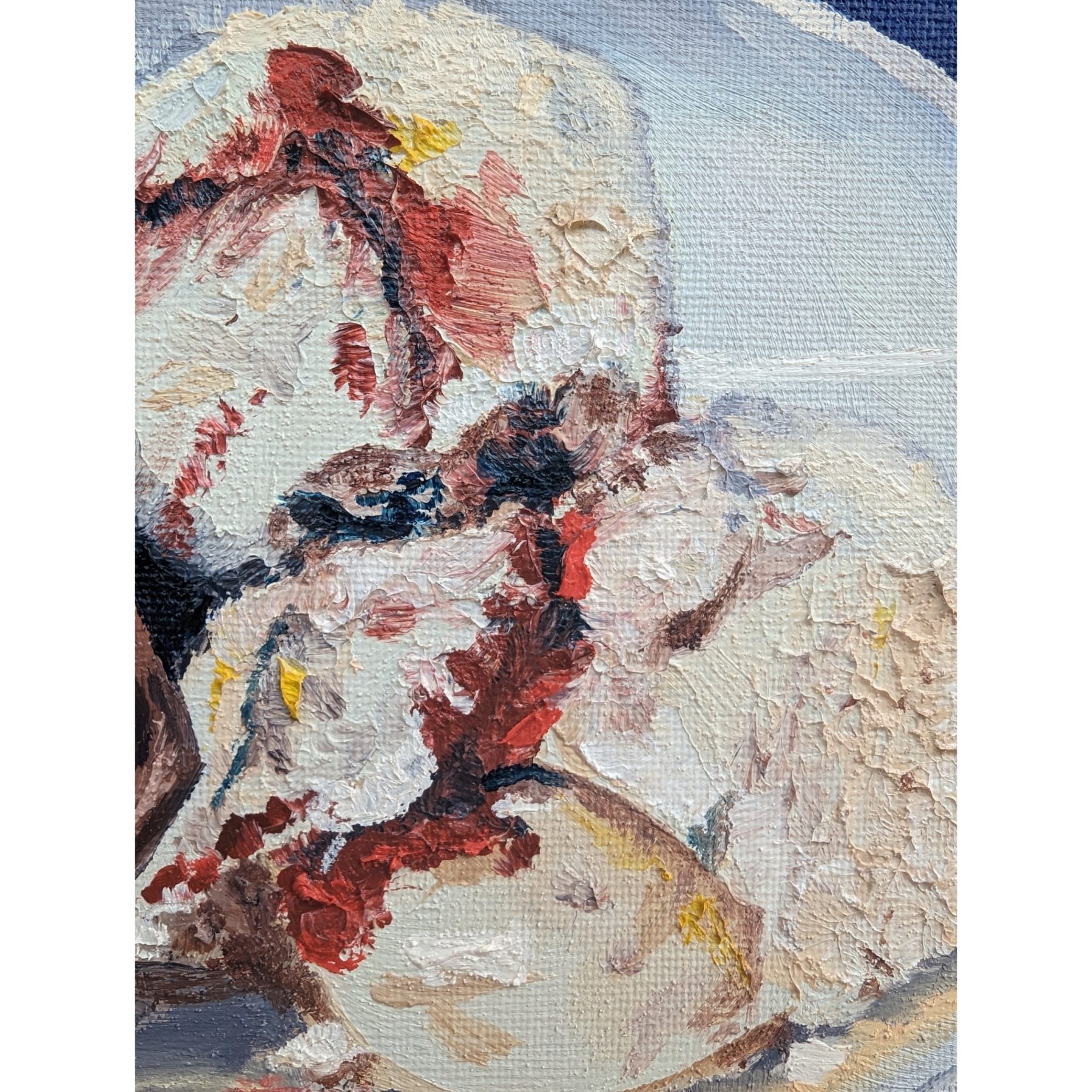 Tim Tam and Raspberry Ripple Ice Cream - Art Lovers Australia