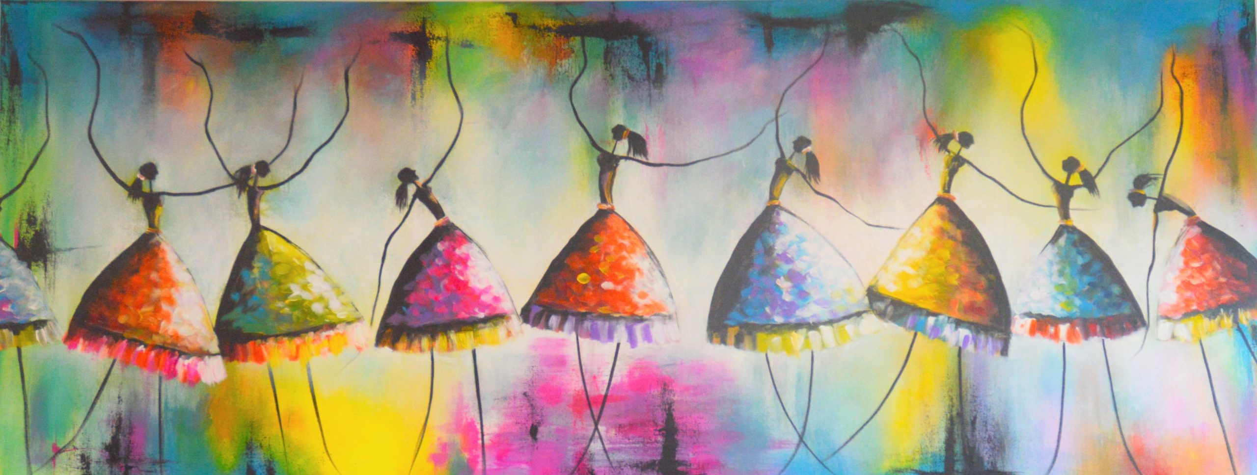 Dancing Girls - Art Lovers Australia