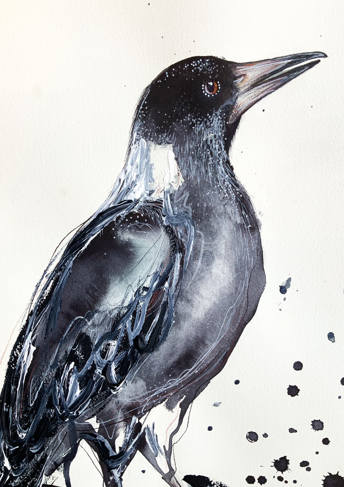 Magpie Spirit Calling - Art Lovers Australia