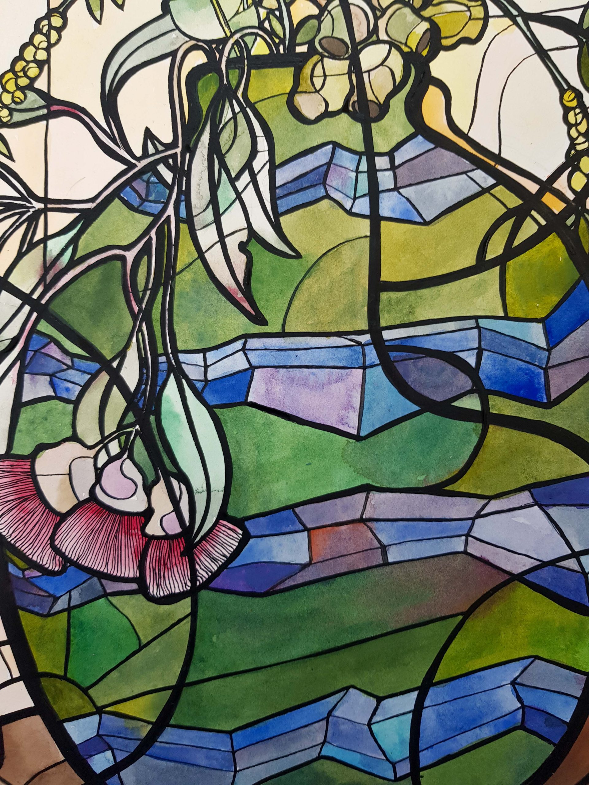 Abstract Vase - Art Lovers Australia