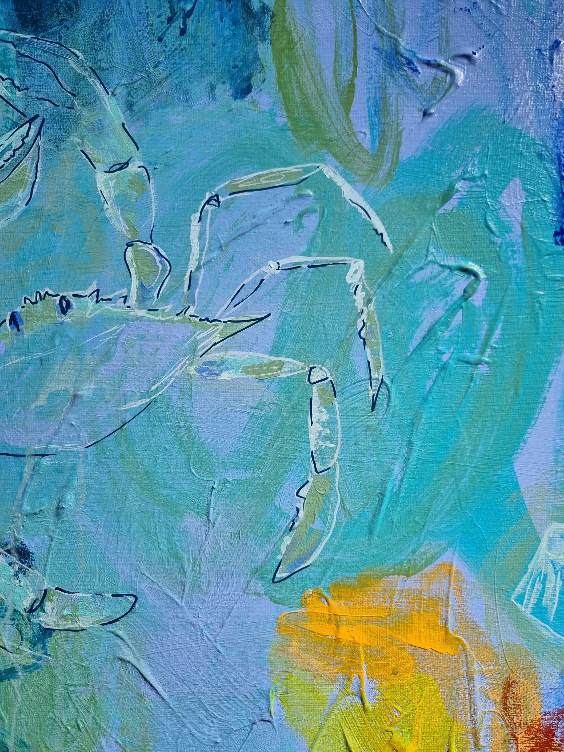 Big Blue Sea Crab - Art Lovers Australia