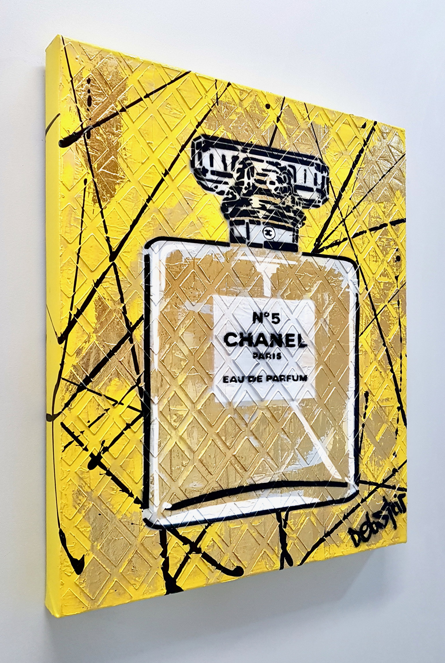 Chanel No 5 Perfume Yellow - Art Lovers Australia