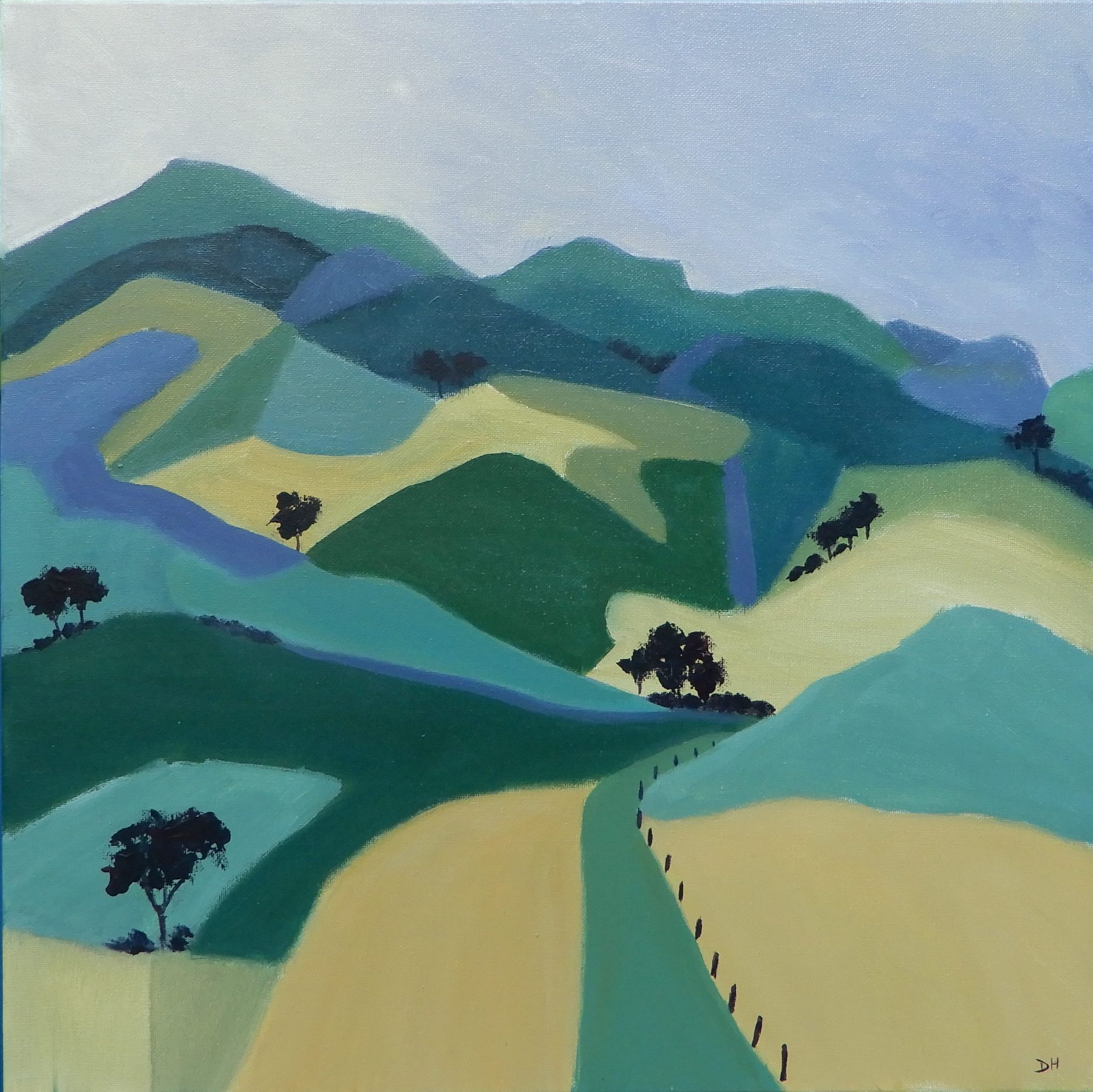 High Country Patterns - Art Lovers Australia