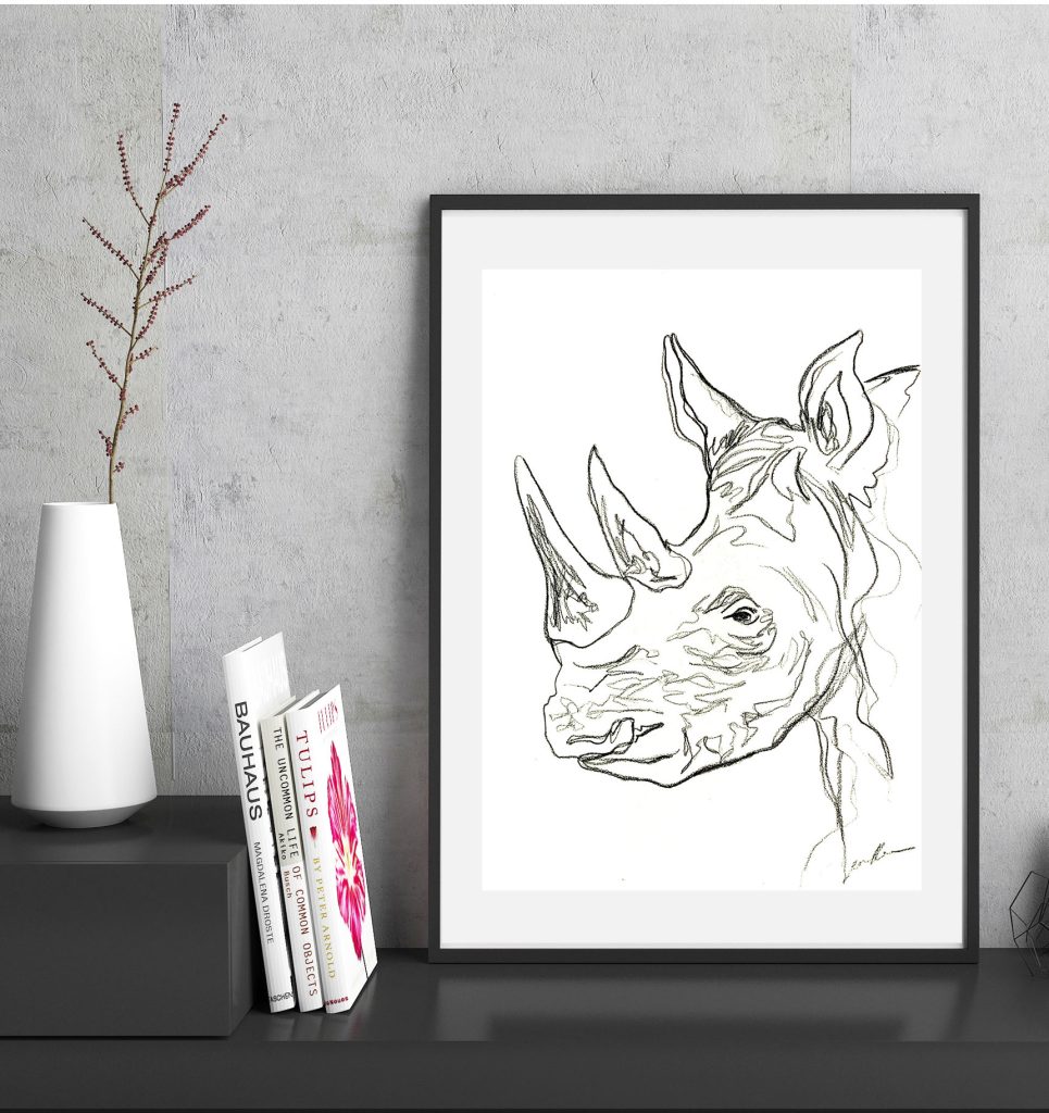Rhinoceros Spirit - Art Lovers Australia