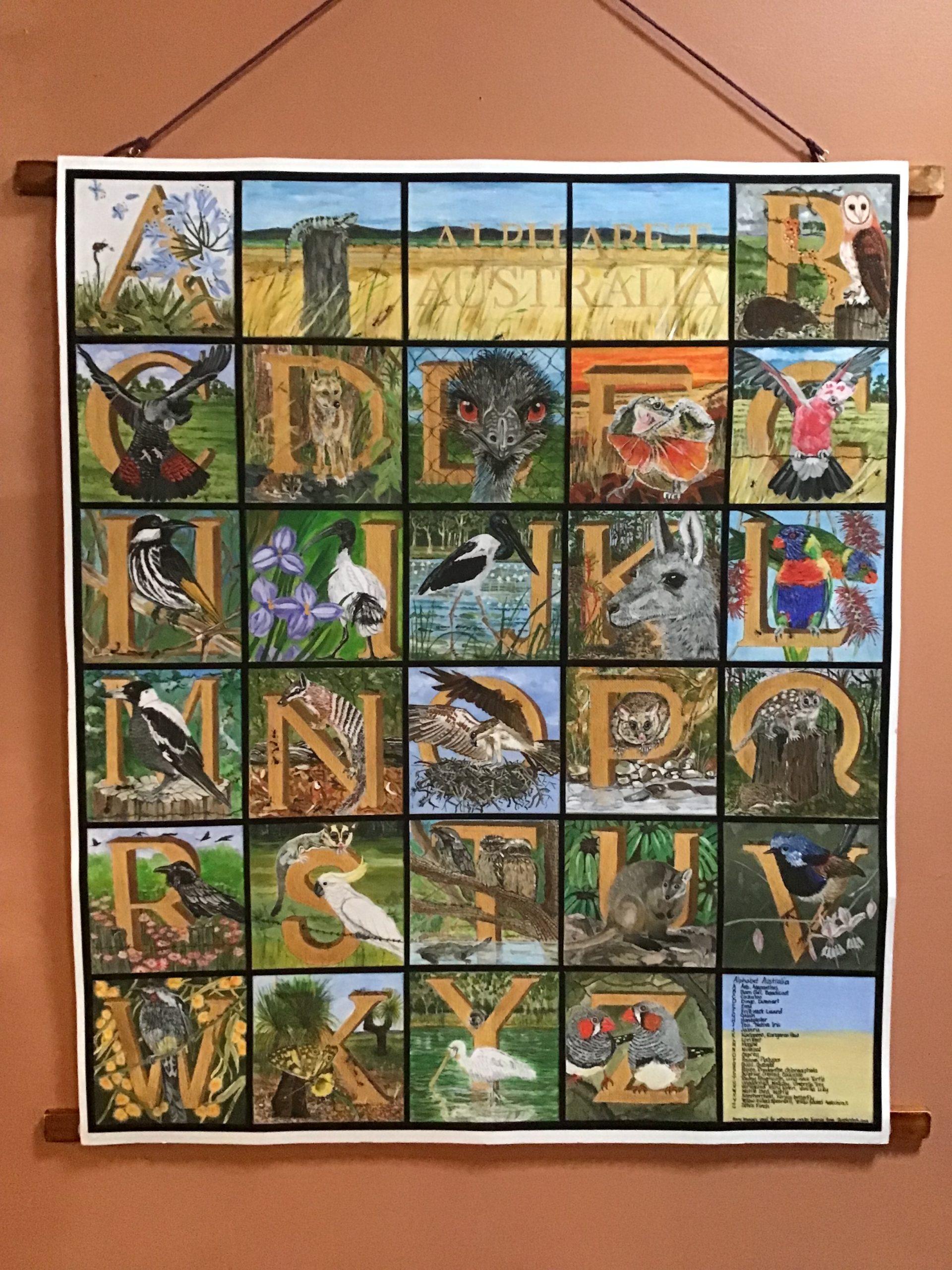 Australian Alphabet - Art Lovers Australia