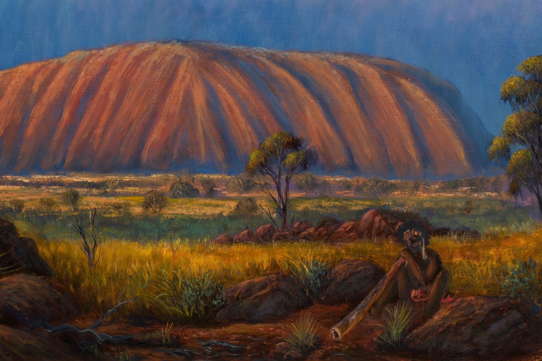 Connection to the Land - Uluru - Art Lovers Australia