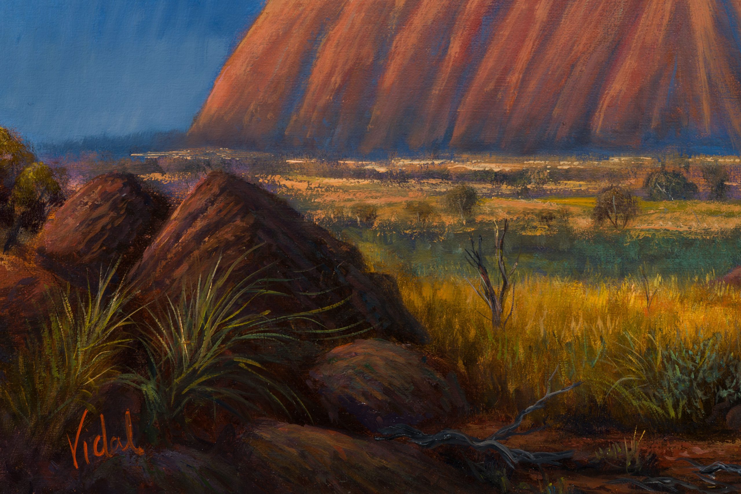 Connection to the Land - Uluru - Art Lovers Australia