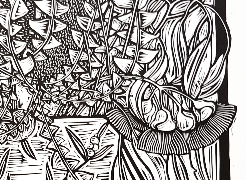 Wattle Vase - Art Lovers Australia