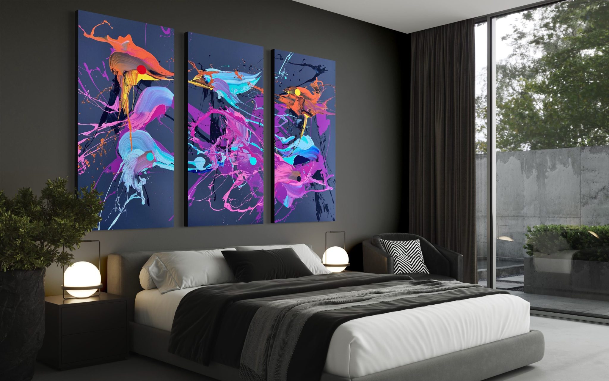 Set the narrative triptych set - Art Lovers Australia