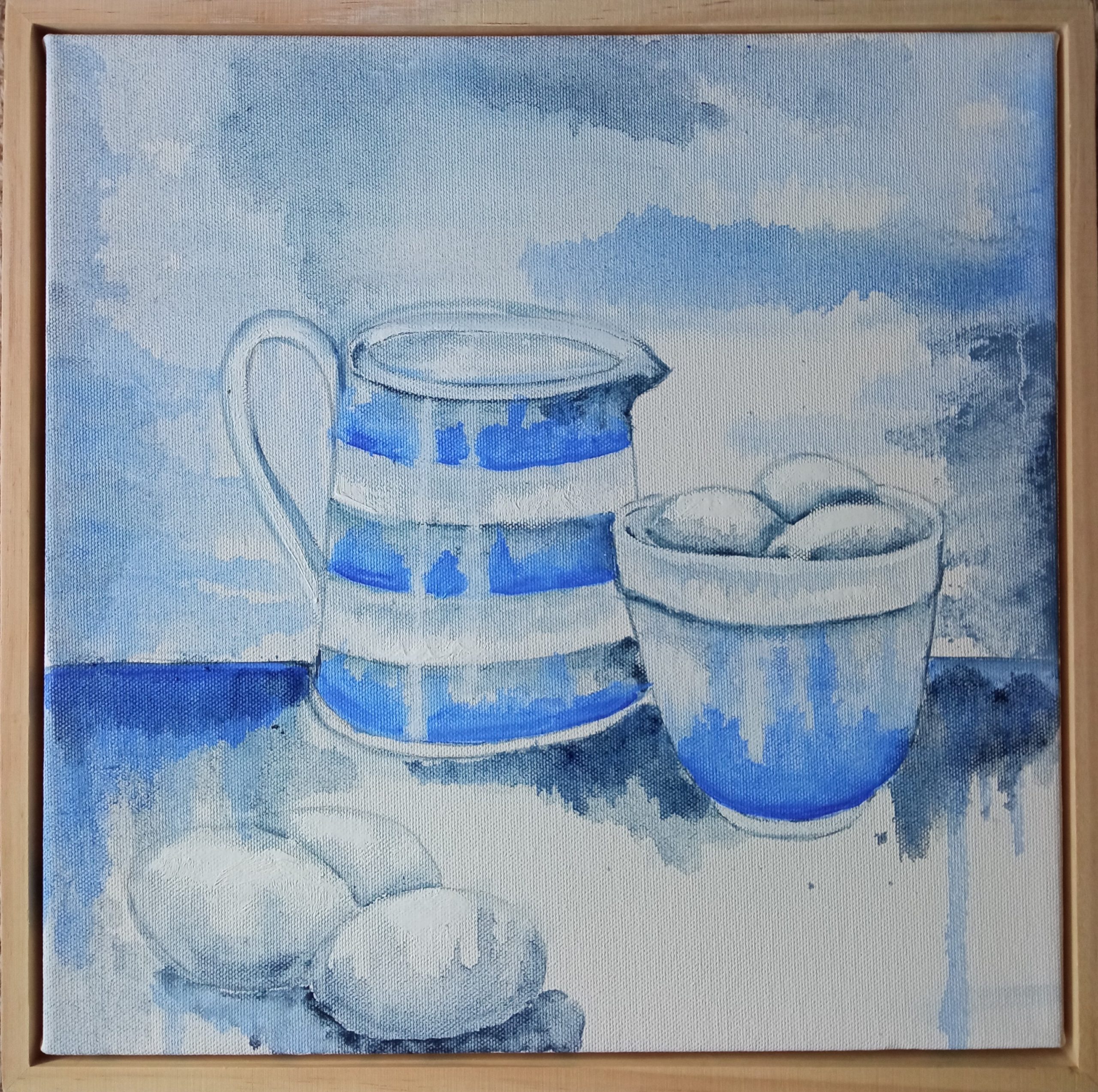 Still Blue ll - Framed - Art Lovers Australia