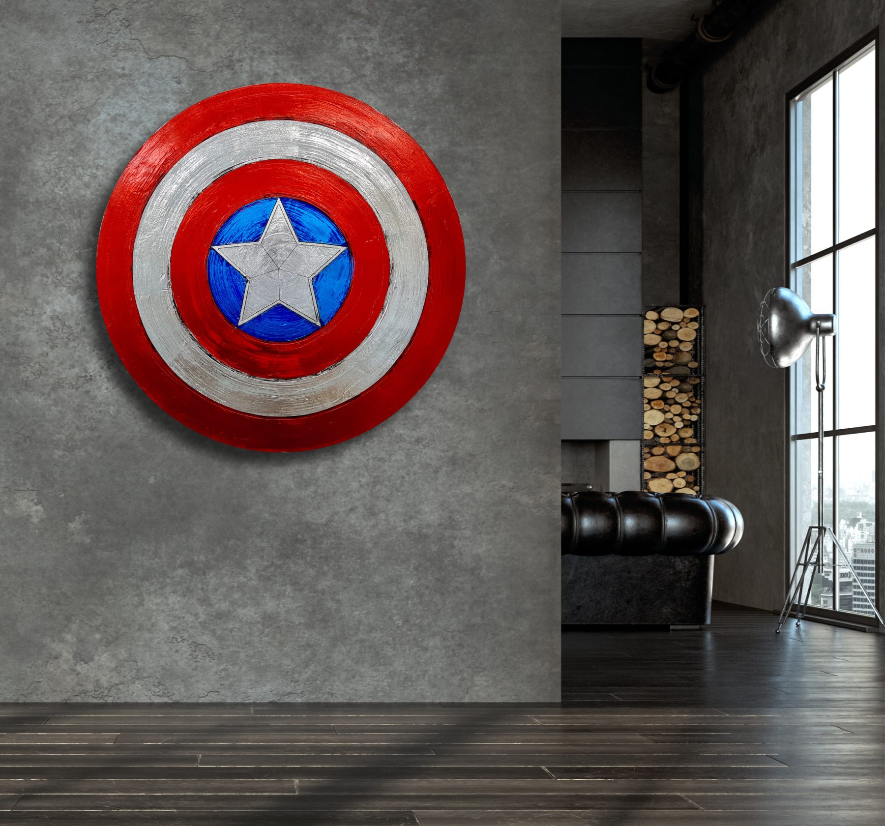 Captain America Shield - Art Lovers Australia