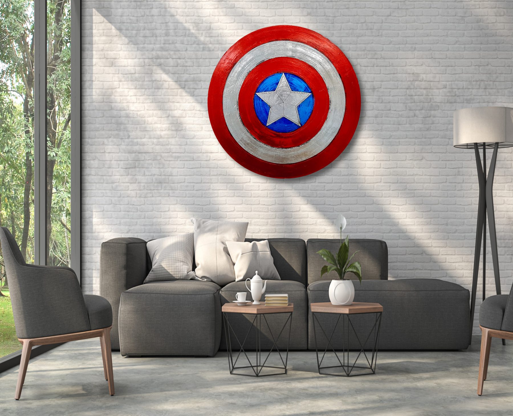 Captain America Shield - Art Lovers Australia