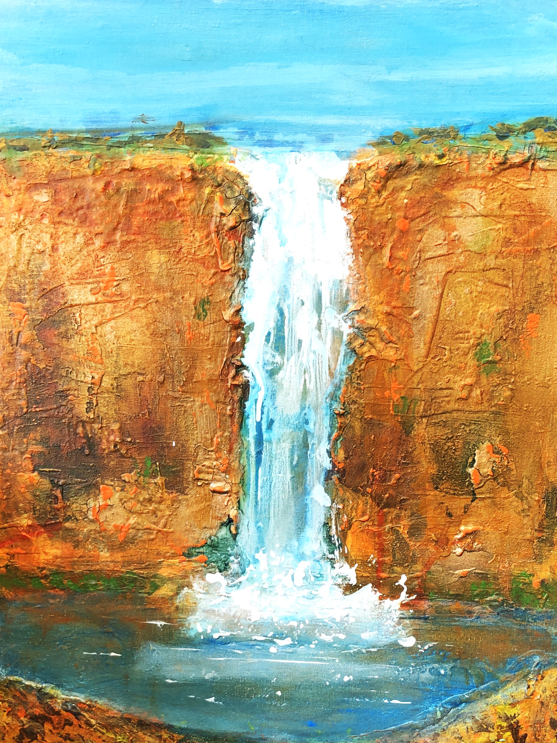 Kimberley Waterfall - Art Lovers Australia