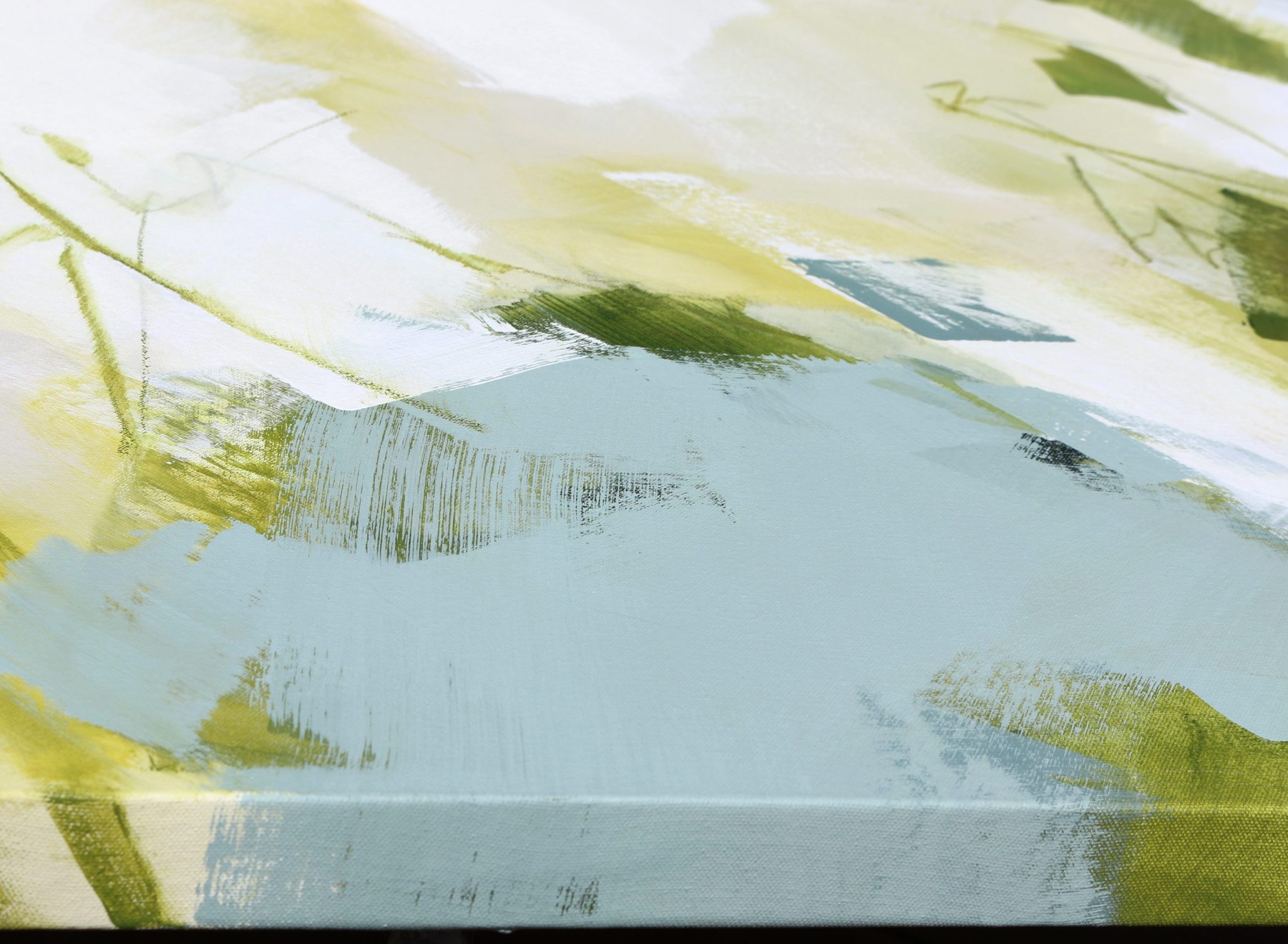 Eco - large green abstract - Art Lovers Australia