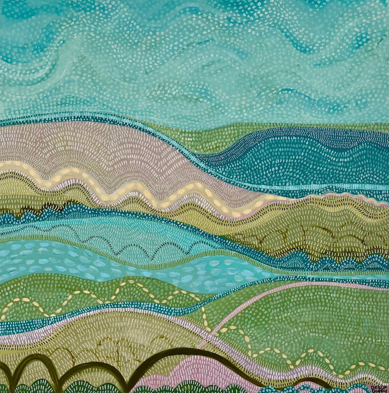 Debra Duffy: The Intrigue of Patterns in Landscapes - Art Lovers Australia