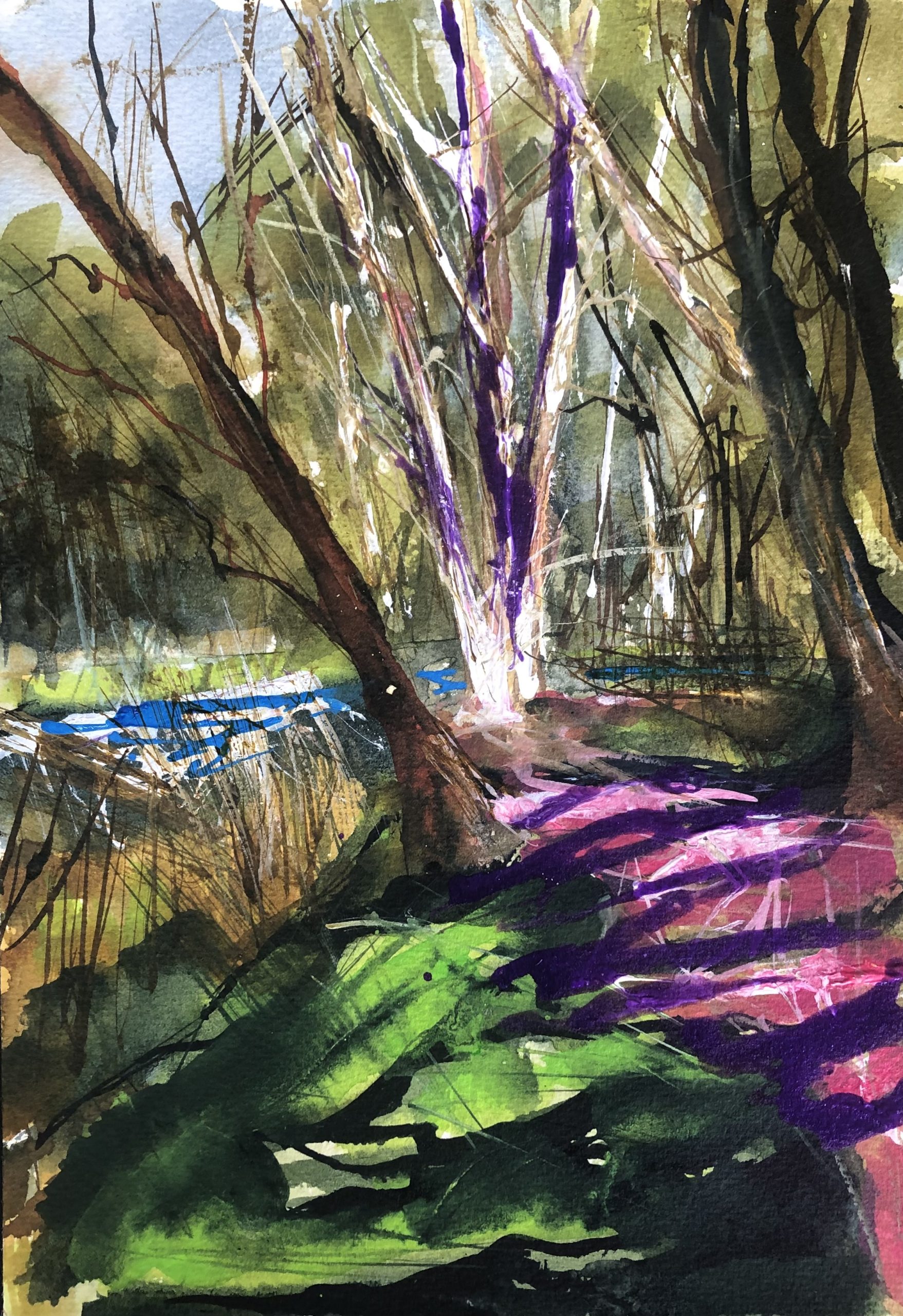 The joy of a morning walk - Art Lovers Australia