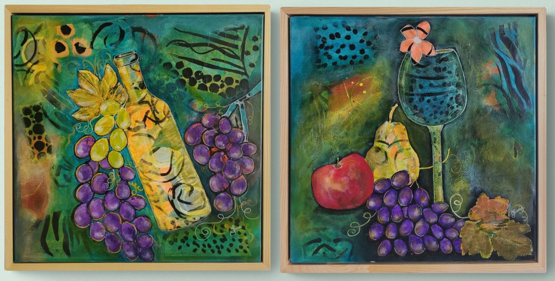 Fruit Salad (Diptych) - Art Lovers Australia