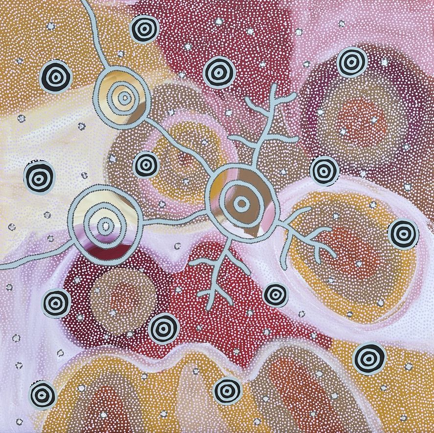 Radiant Ember Echoes - Art Lovers Australia