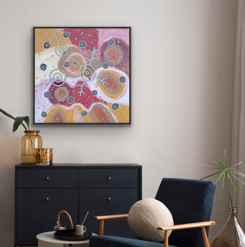 Radiant Ember Echoes - Art Lovers Australia