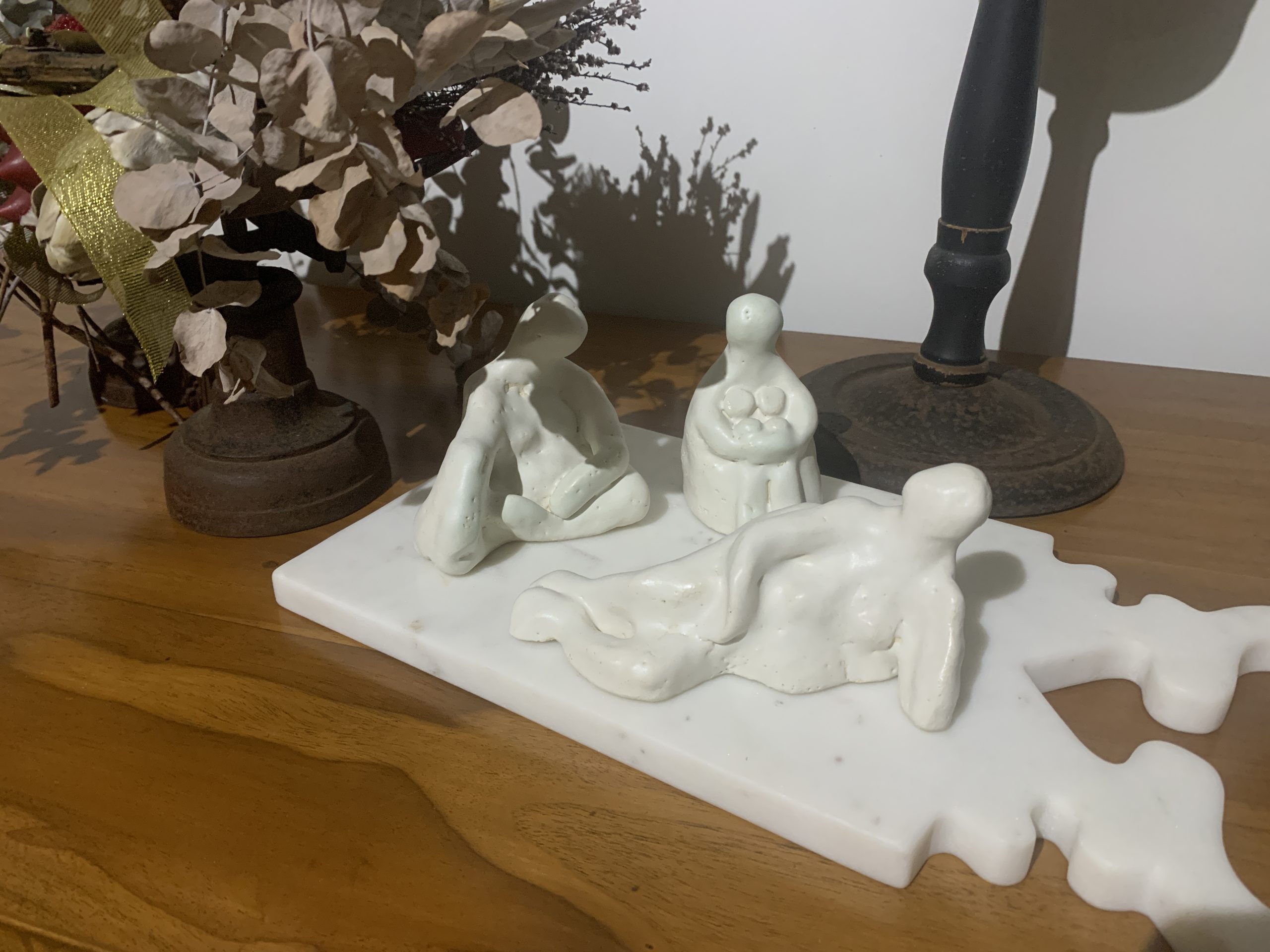 Porcelain figurature sculpture - Art Lovers Australia