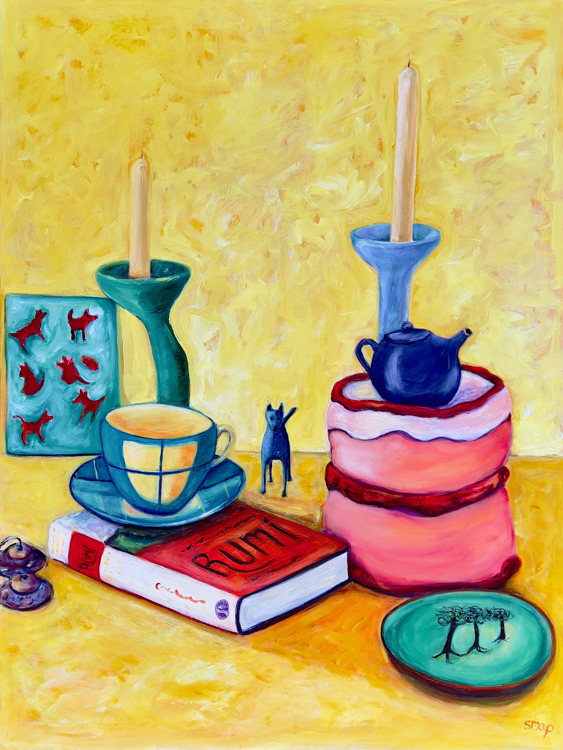 Comforting Things, A Bright and Joyful Still Life - Art Lovers Australia