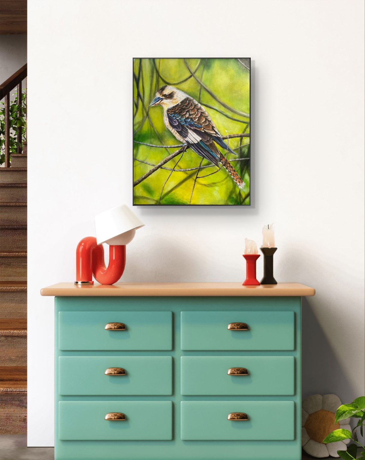 The laughing Kookaburra - Art Lovers Australia