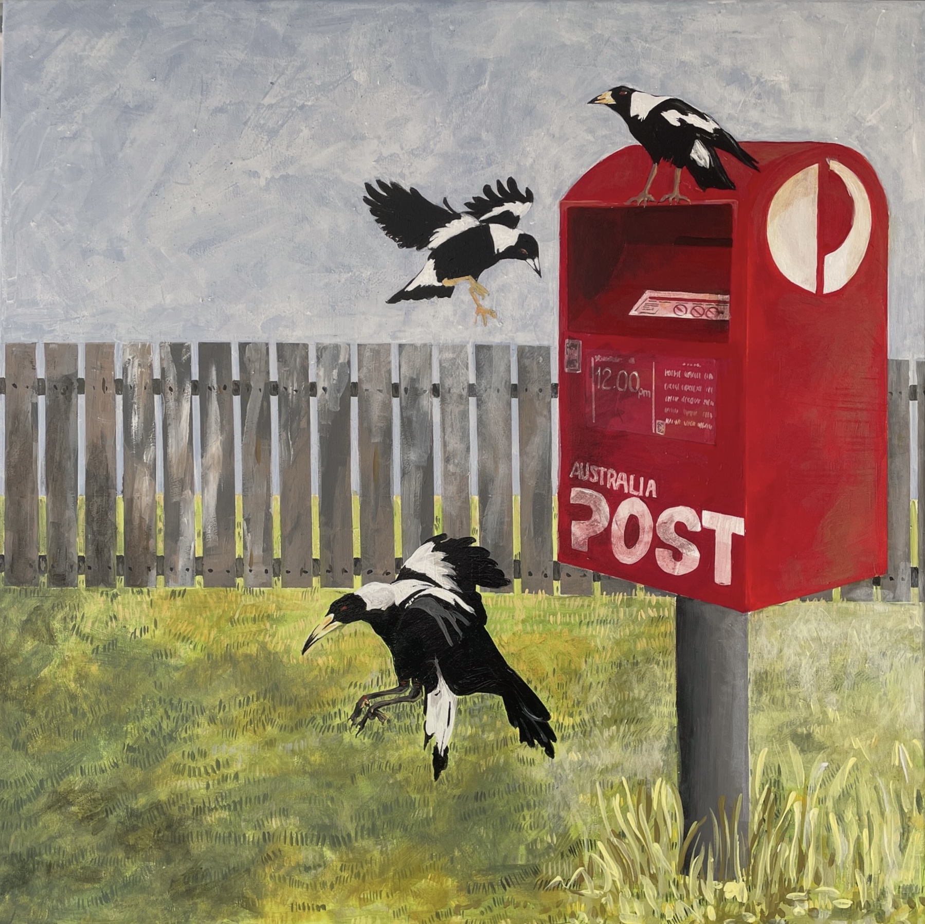 Checking the Mail - Art Lovers Australia