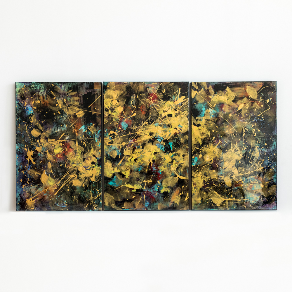 Celestial Triptych - Art Lovers Australia