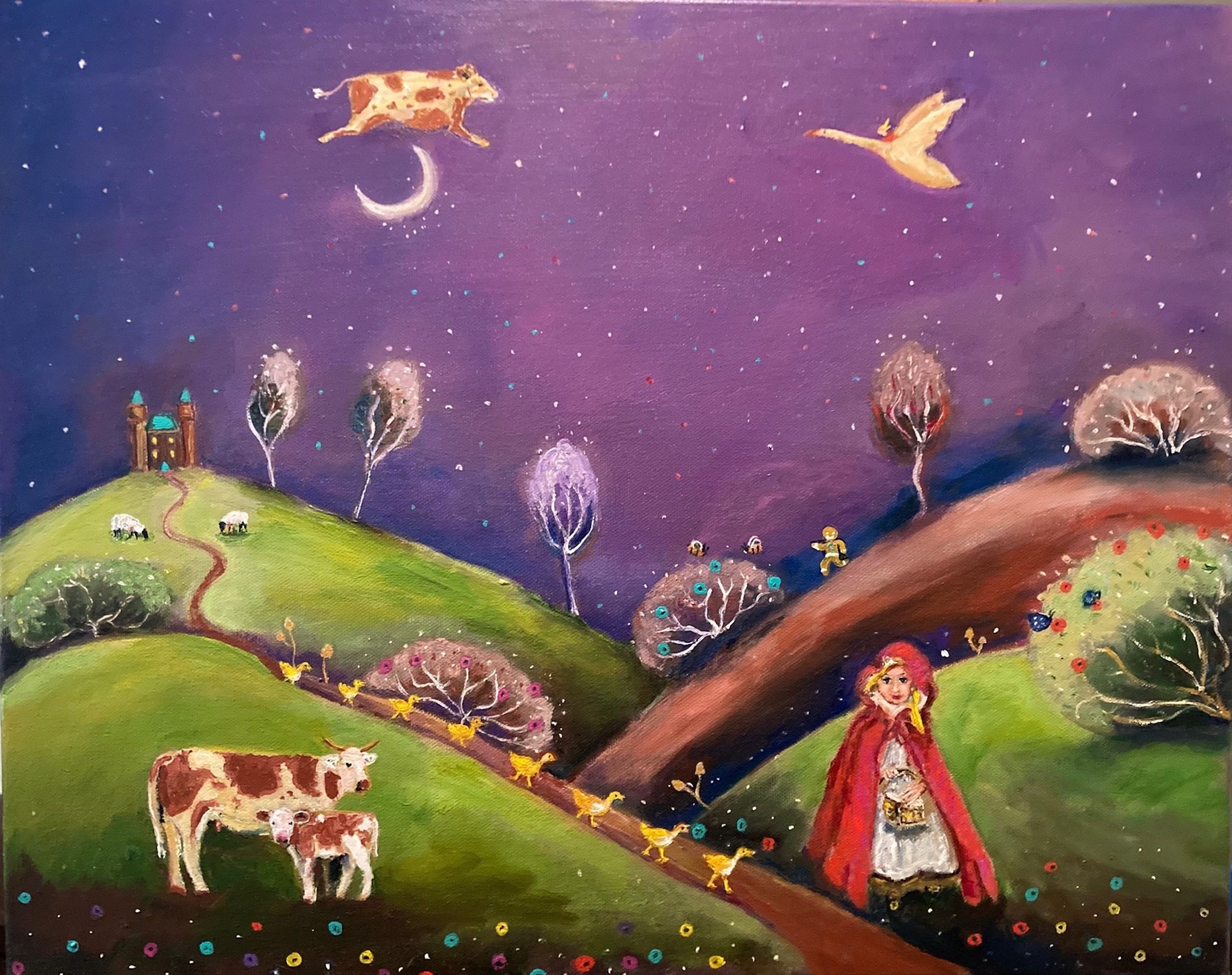 Night Time Fairy Tale - Art Lovers Australia