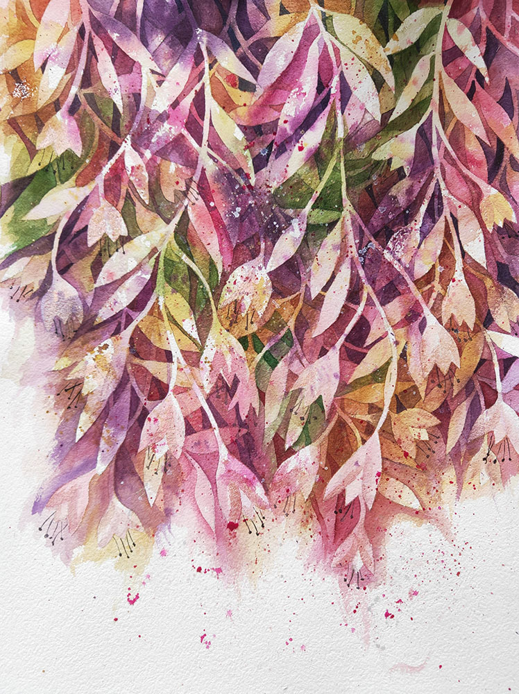 Native Waterfall - Art Lovers Australia