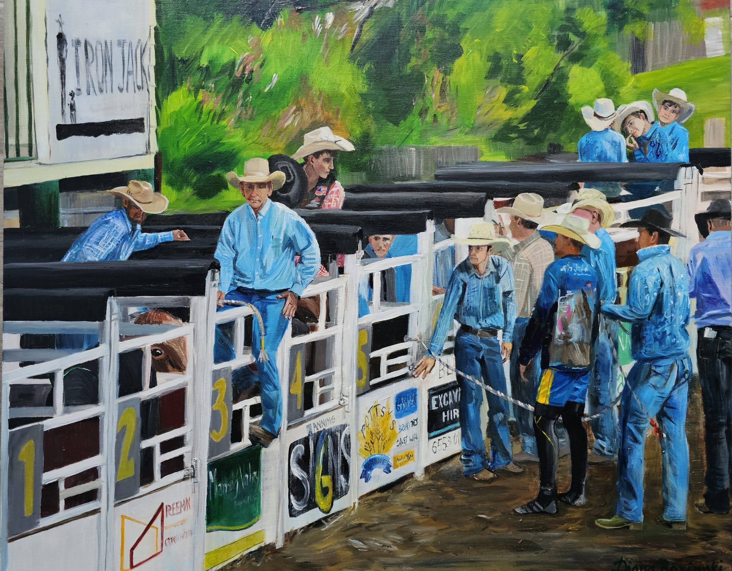 Wingham Rodeo - Art Lovers Australia