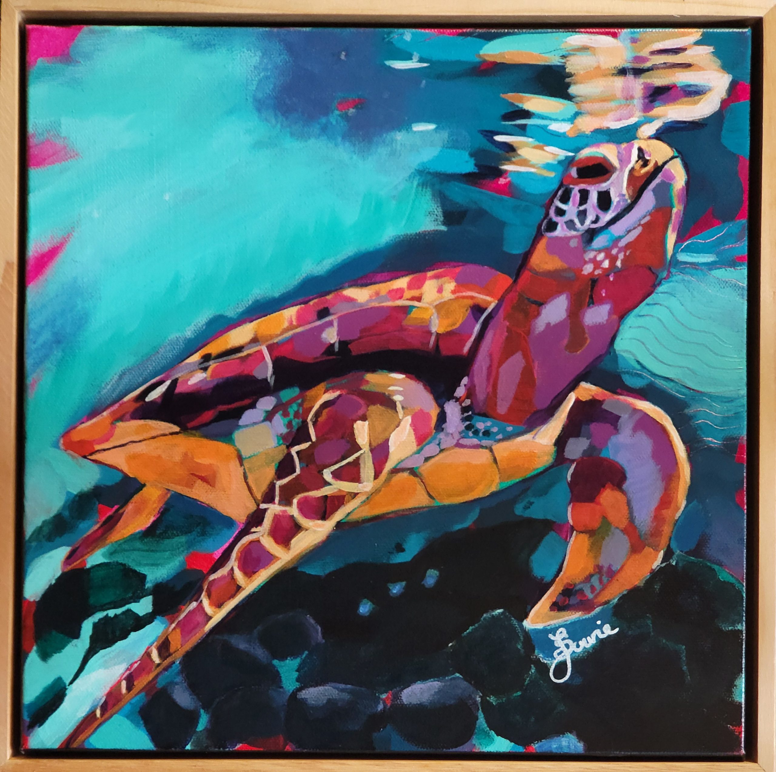 The Beauty of a Sea Turtle - Sea Life Series - Art Lovers Australia
