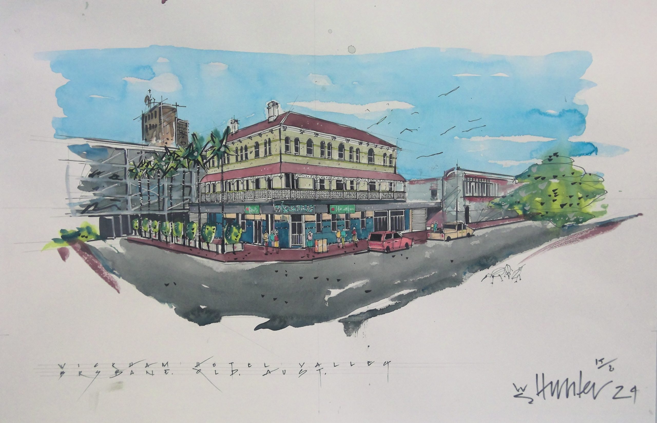 The Wickham hotel Brisbane - Art Lovers Australia