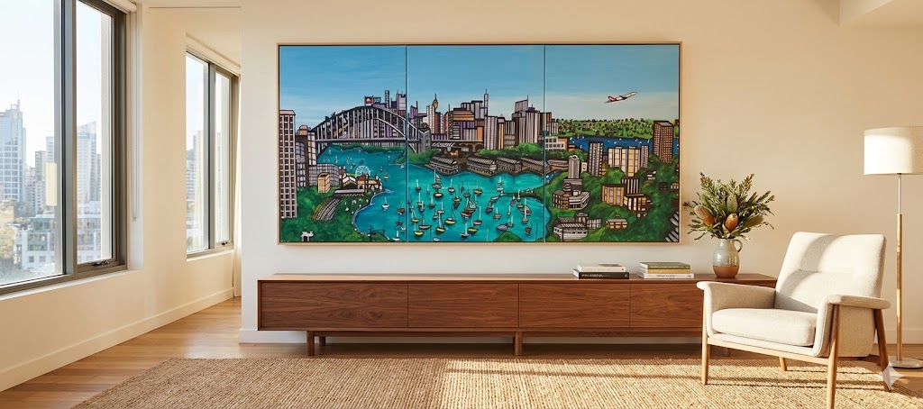 Triptych Of Sydney Harbour 2025 - Art Lovers Australia