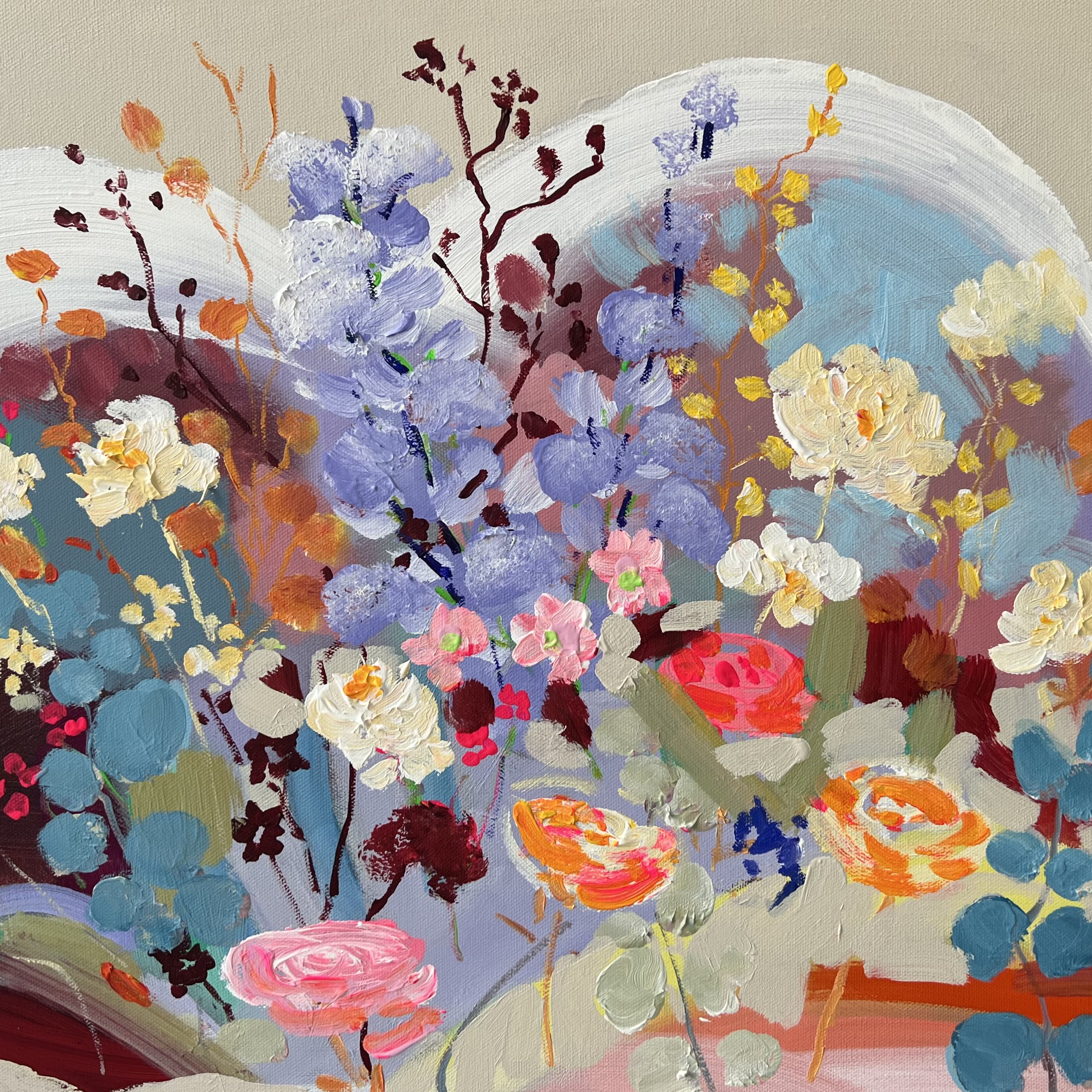 Flower Grove Vintage - Art Lovers Australia