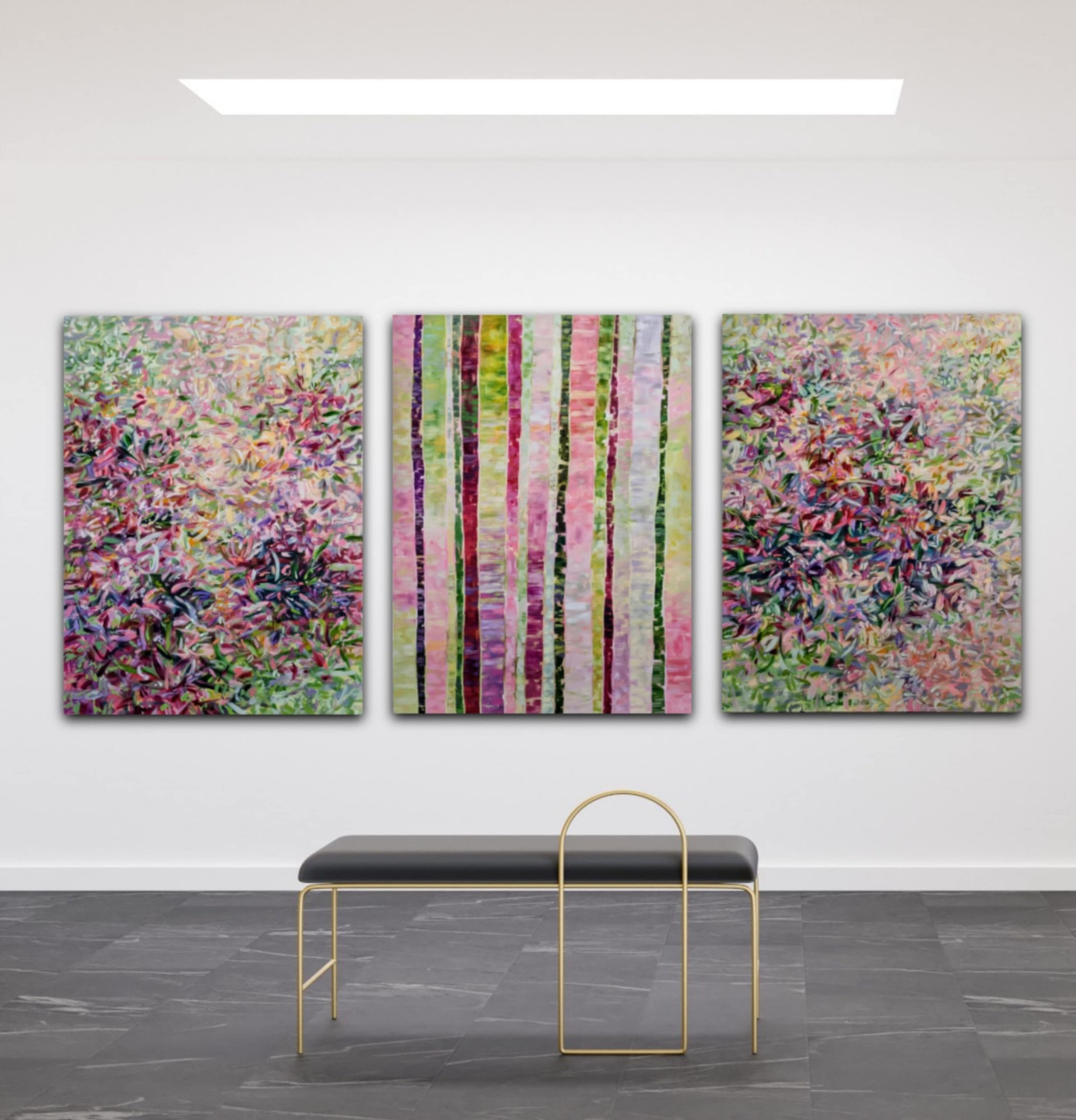 Full Bloom of Spring - Diptych - Art Lovers Australia