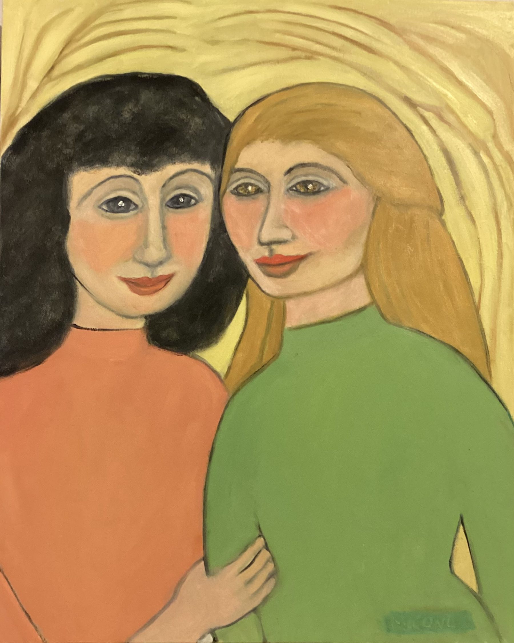 Friends since childhood - Art Lovers Australia