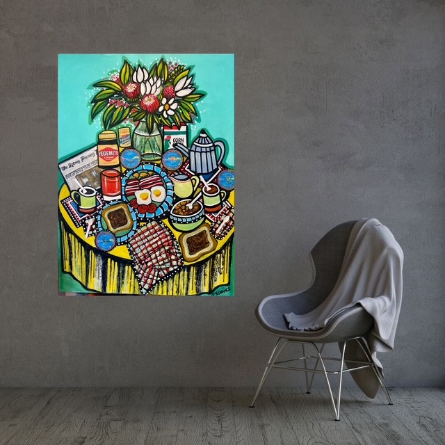 The Happy Little Vegemite Spread - Art Lovers Australia