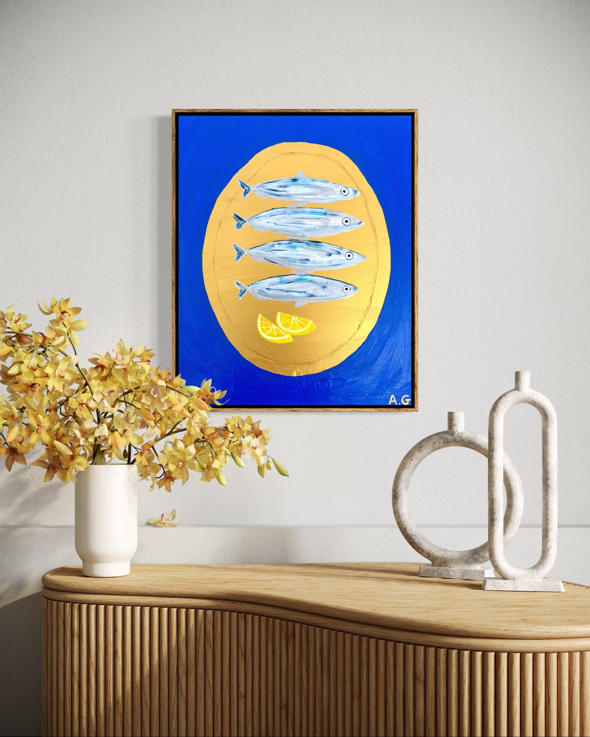 Herrings and Lemon - Art Lovers Australia