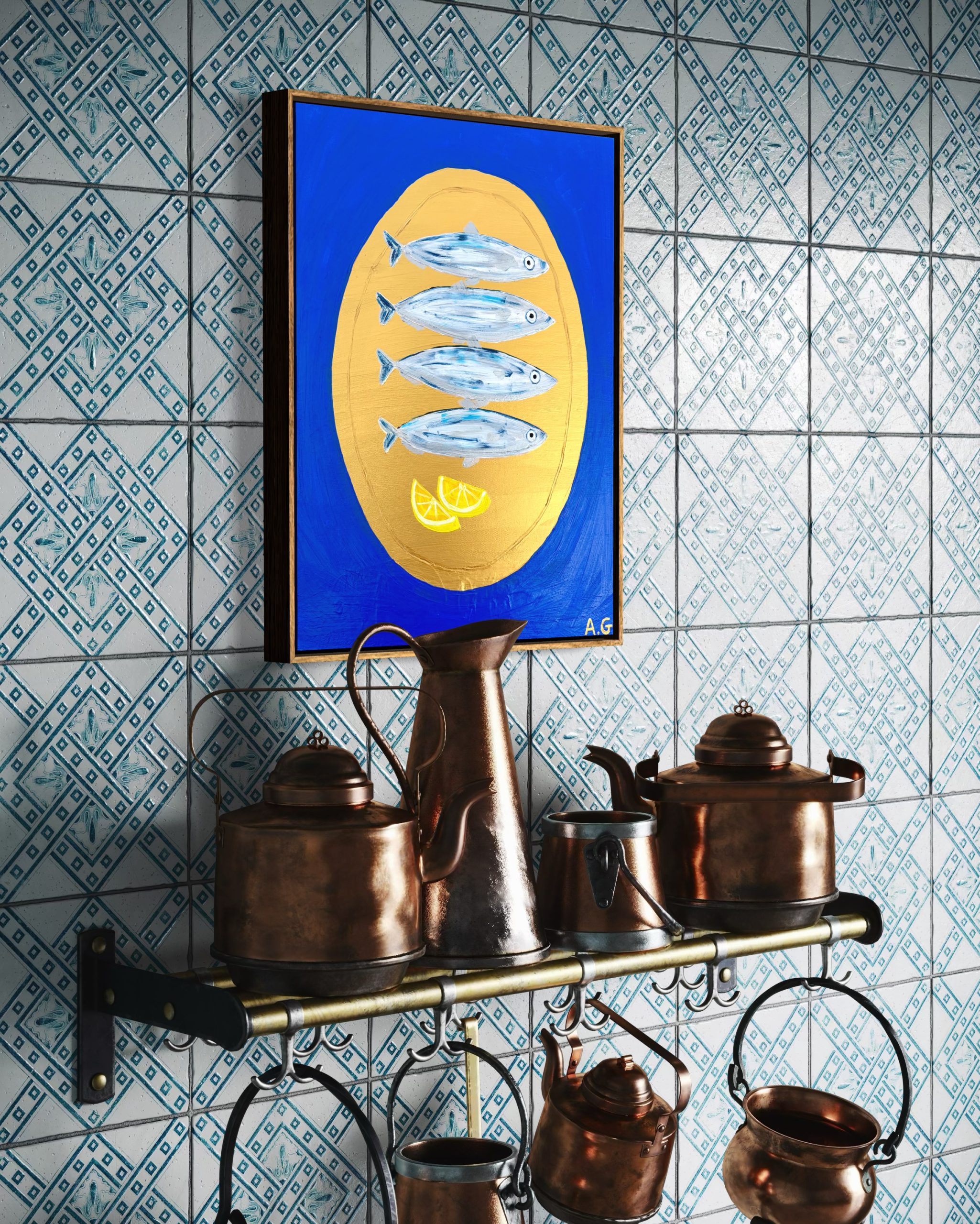 Herrings and Lemon - Art Lovers Australia