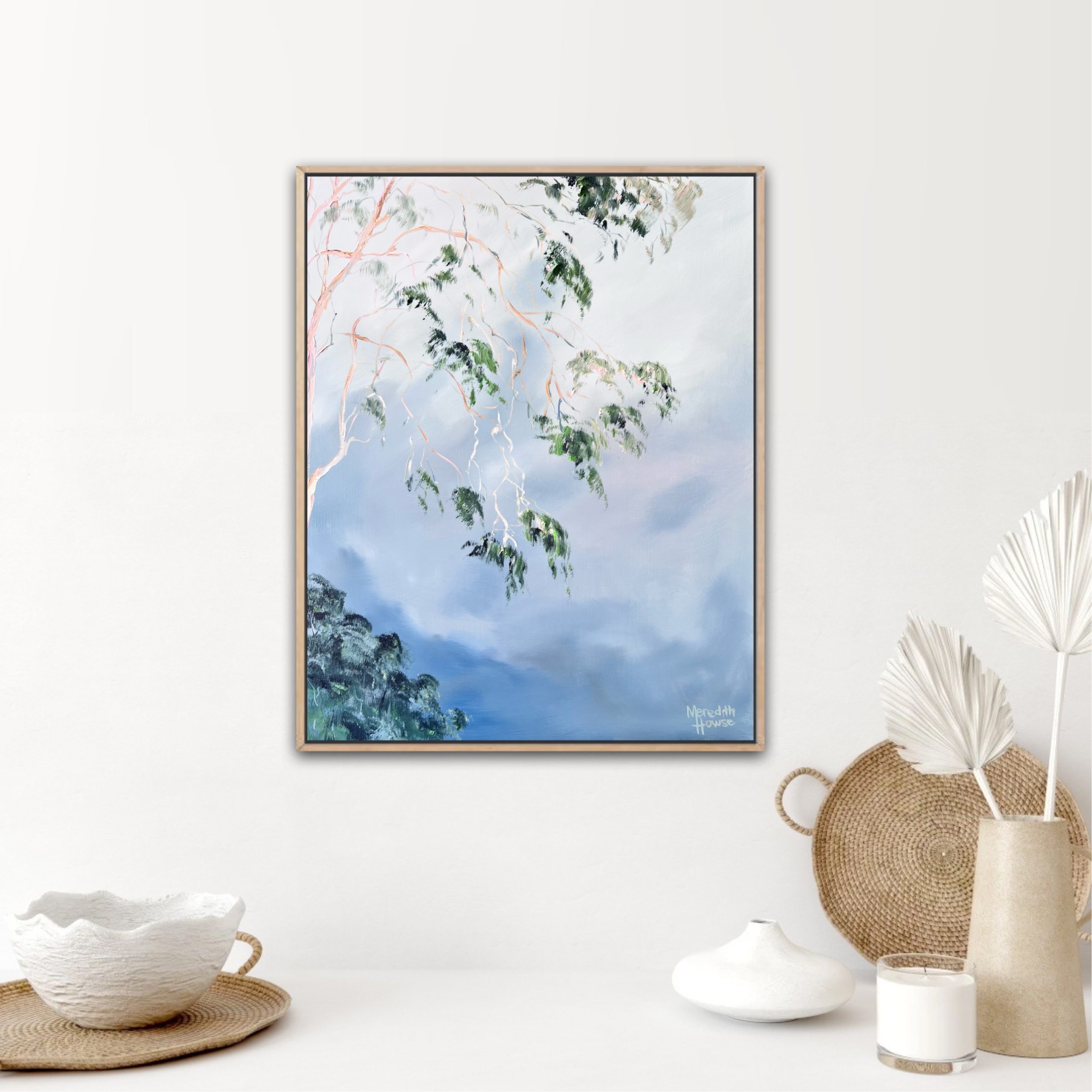 Illumination Gum Tree Sky - Art Lovers Australia