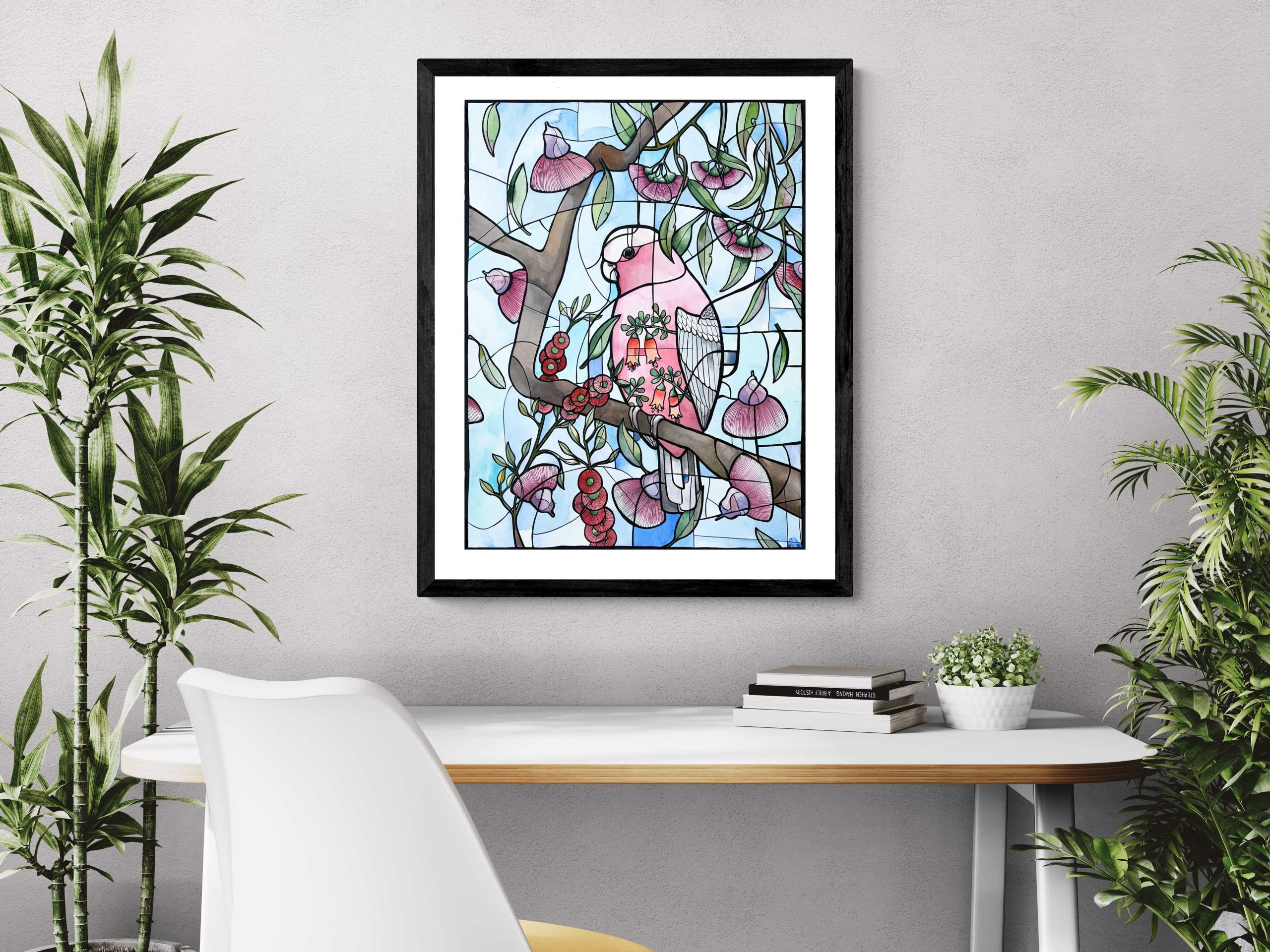 Botanical Galah - Art Lovers Australia