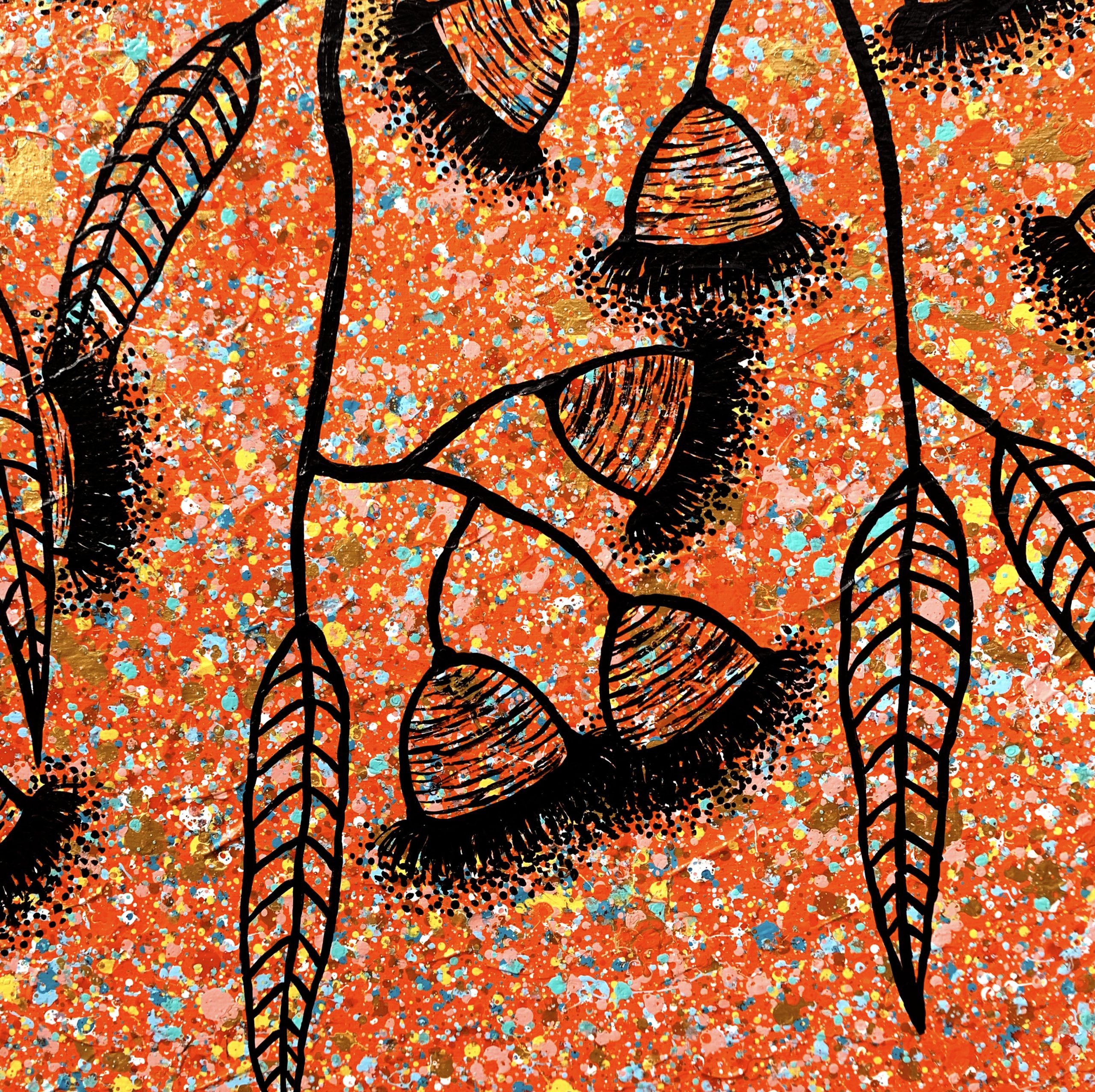 Outback Flowering Gum Tree - Art Lovers Australia