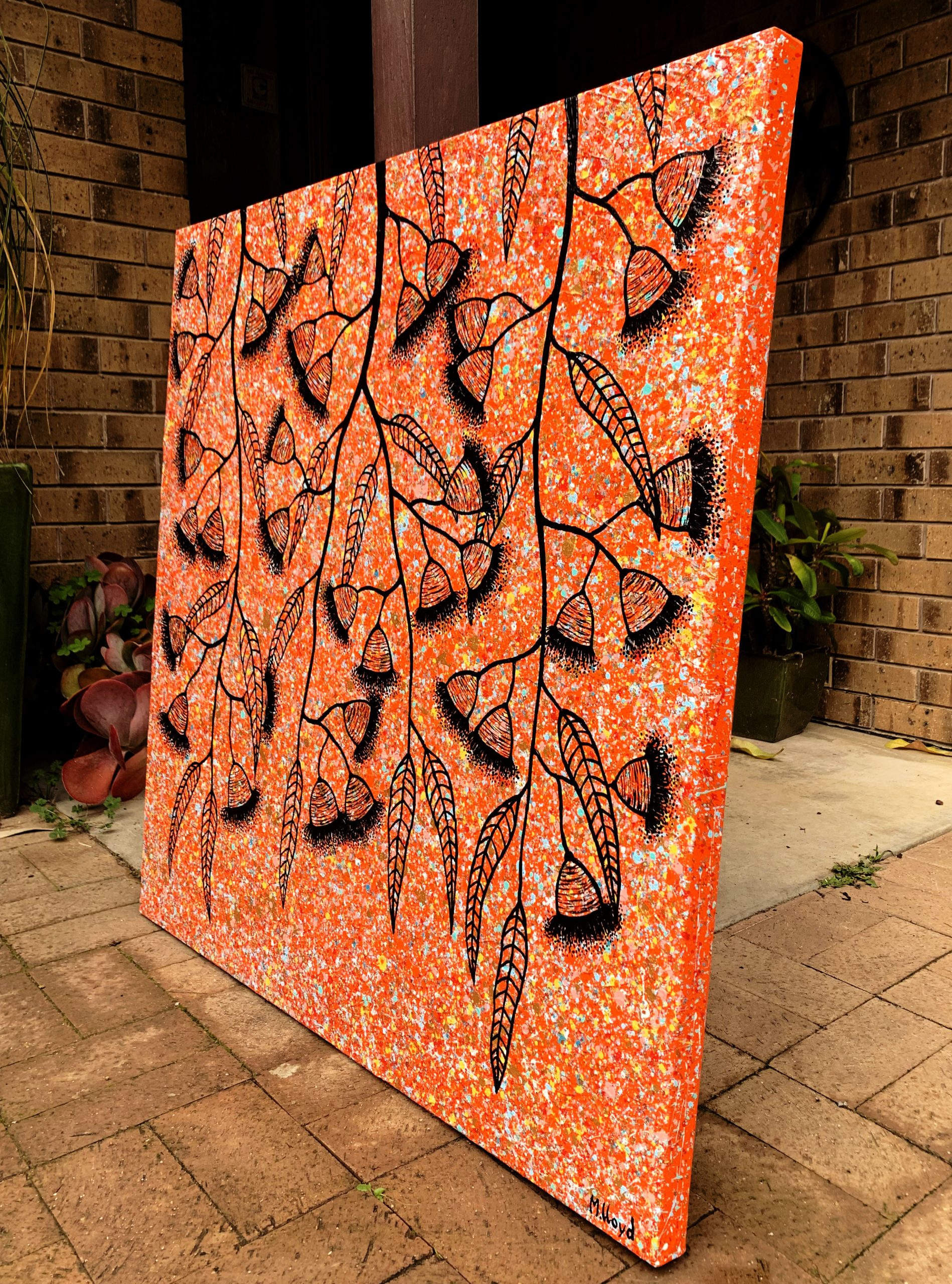 Outback Flowering Gum Tree - Art Lovers Australia